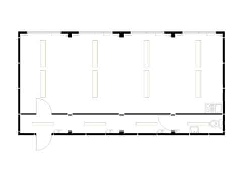 Baustellencontainer Maße | alle Abmessungen im Detail